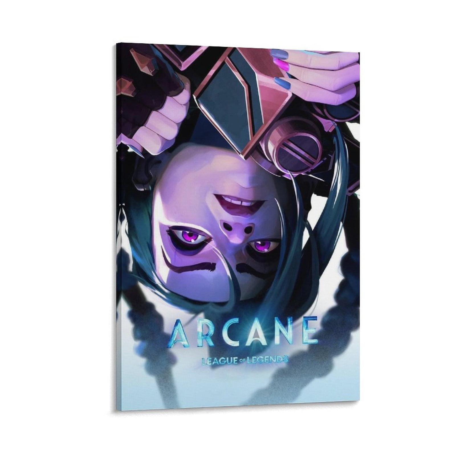 Arcane Anime TV Series Game Jinx Poster (19) Artworks Canvas Poster ...
