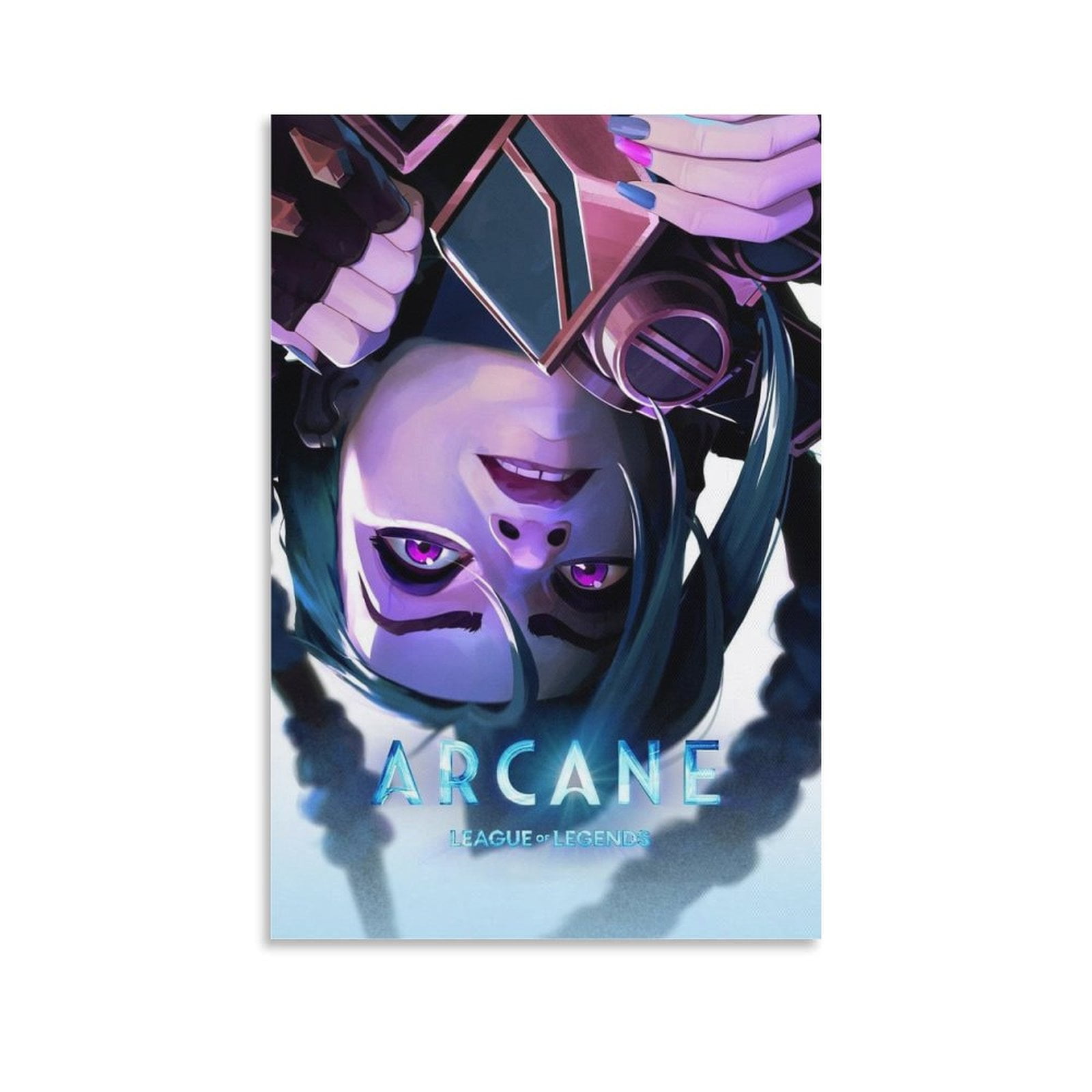 Arcane Anime TV Series Game Jinx Poster (19) Wall Art Poster Scroll ...