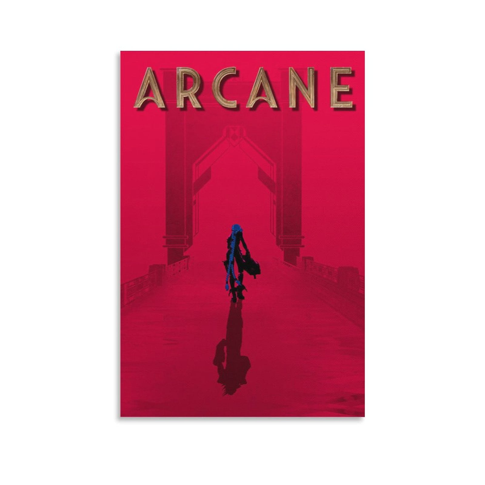 Arcane Anime TV Series Game Jinx Poster (2) Picture Print Canvas Poster ...