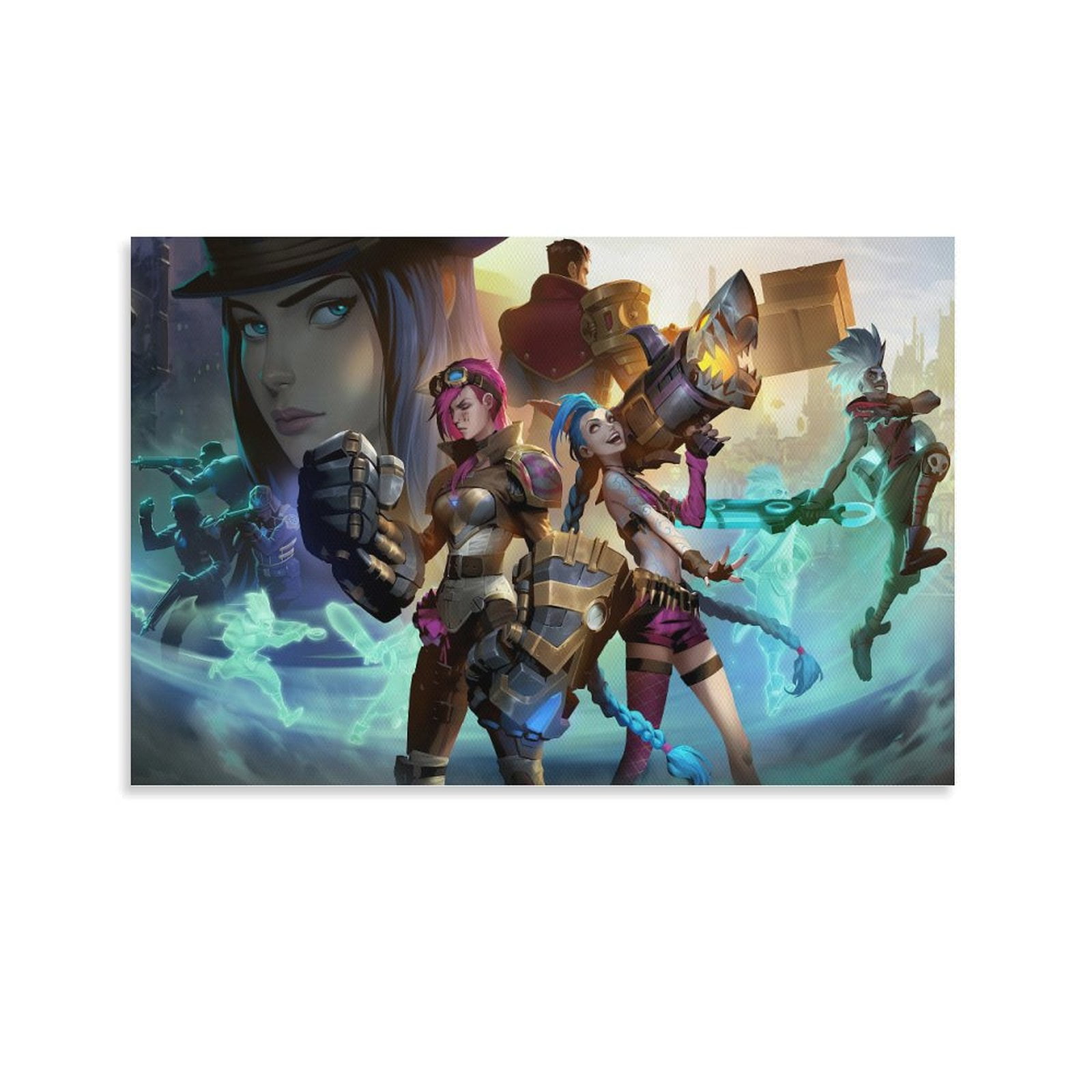 Arcane Anime TV Series Game Jinx Poster (22) Posters Wall Art Painting ...