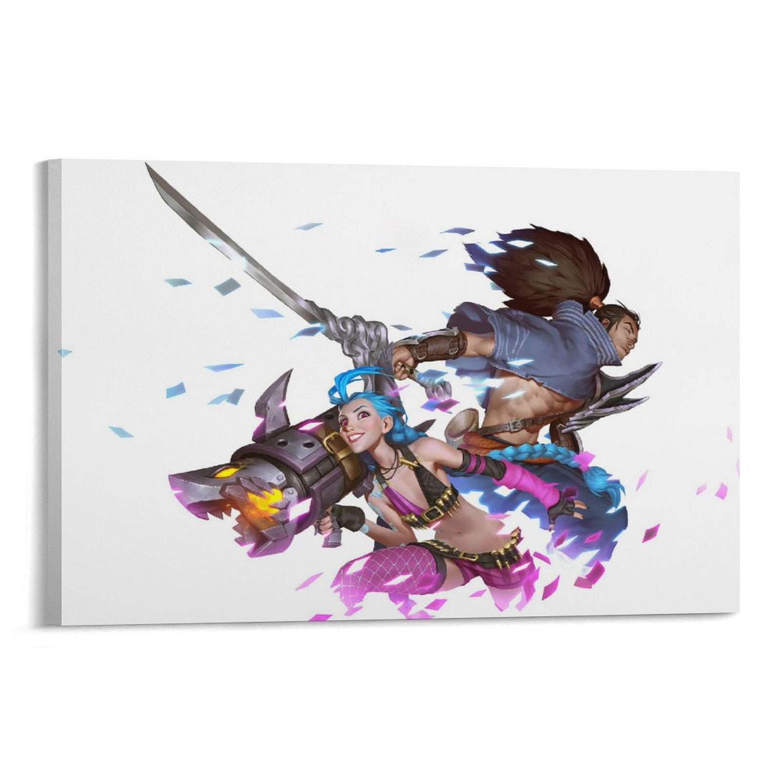 Arcane Anime TV Series Game Jinx Poster (27) Canvas Art Poster and Wall ...