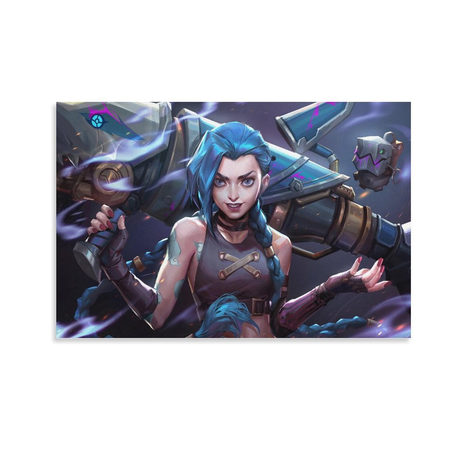 Arcane Anime TV Series Game Jinx Poster (28) Artworks Picture Print ...