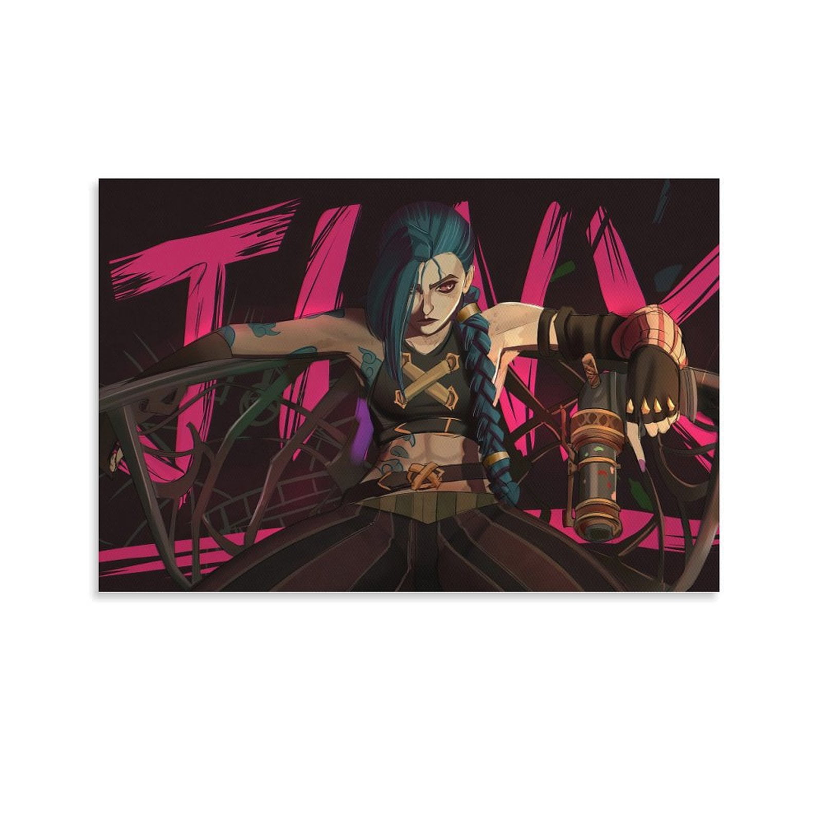 Arcane Anime TV Series Game Jinx Poster (29) Posters Wall Art Painting ...