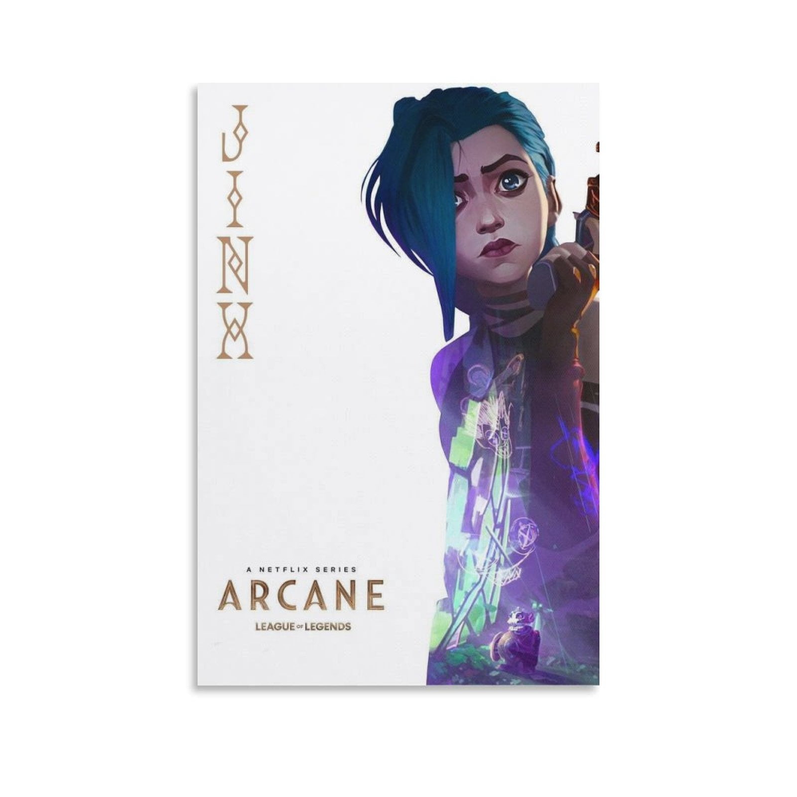 Arcane Anime TV Series Game Jinx Poster (3) Picture Print Wall Art ...