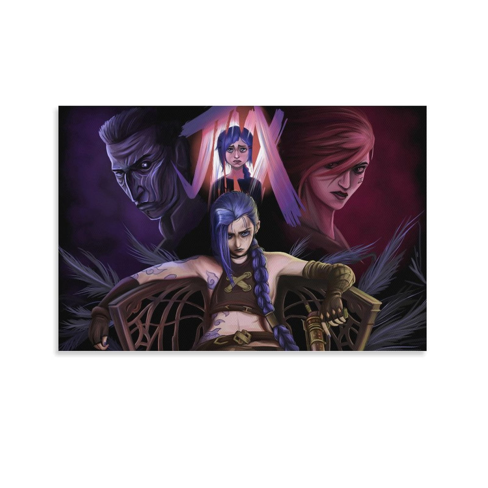 Arcane Anime TV Series Game Jinx Poster (30) Posters Art Print Wall ...