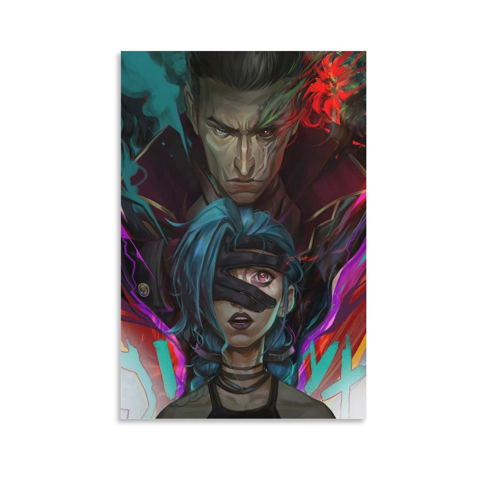 Arcane Anime TV Series Game Jinx Poster (32) Home Decor Poster Wall Art ...