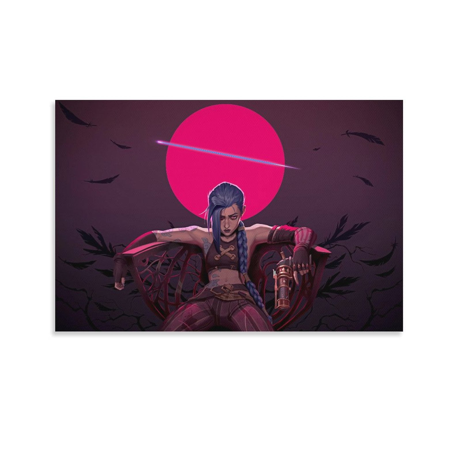 Arcane Anime TV Series Game Jinx Poster (36) Wall Art Picture Painting ...