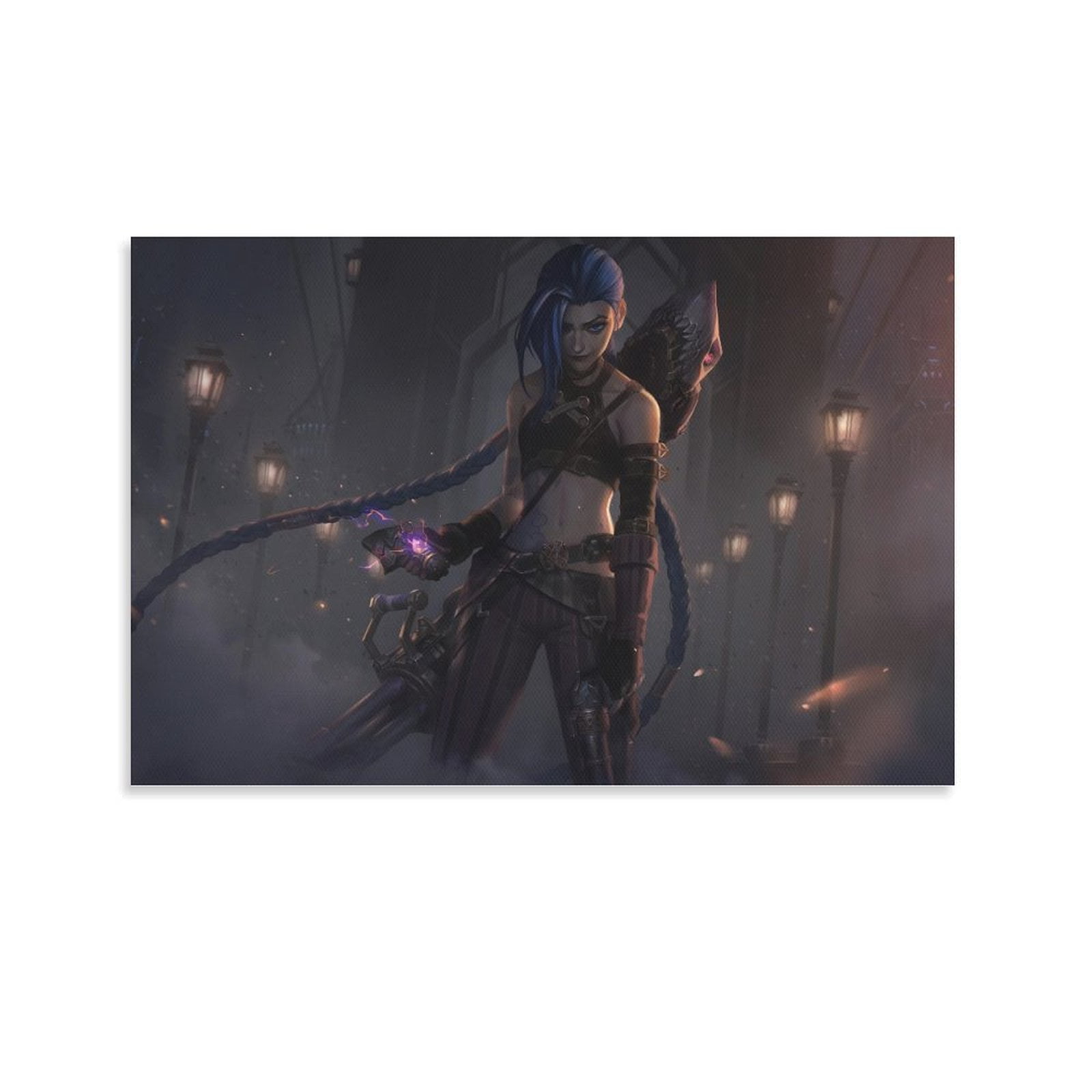 Arcane Anime TV Series Game Jinx Poster (37) Canvas Art Poster and Wall ...
