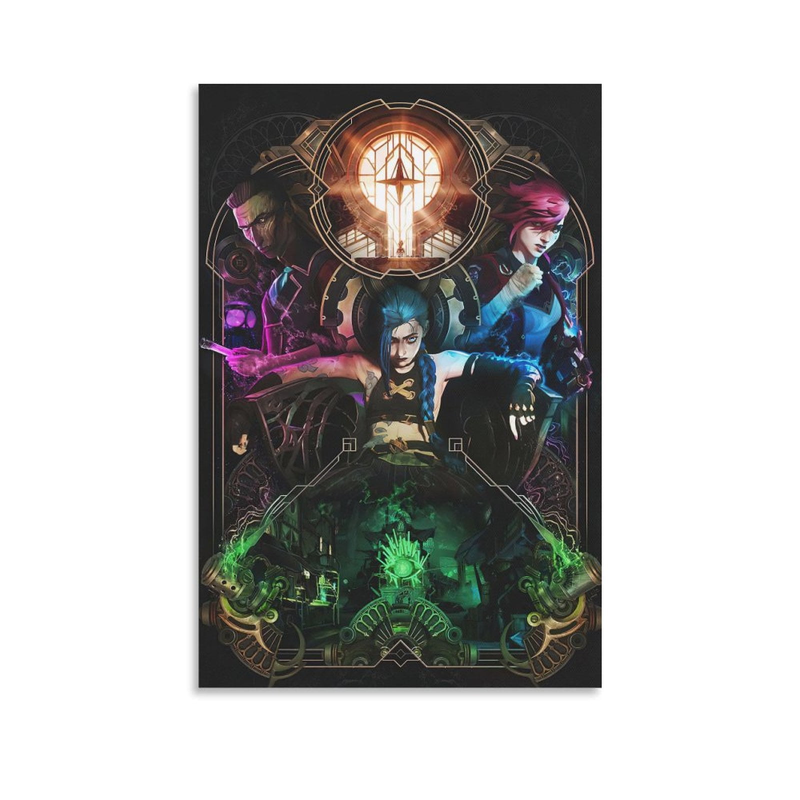 Arcane Anime TV Series Game Jinx Poster (38) Home Decor Poster Wall Art ...