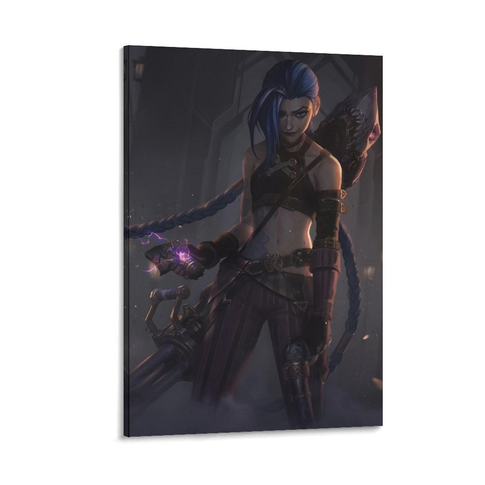Arcane Anime TV Series Game Jinx Poster (5) Painting On Canvas Wall Art ...