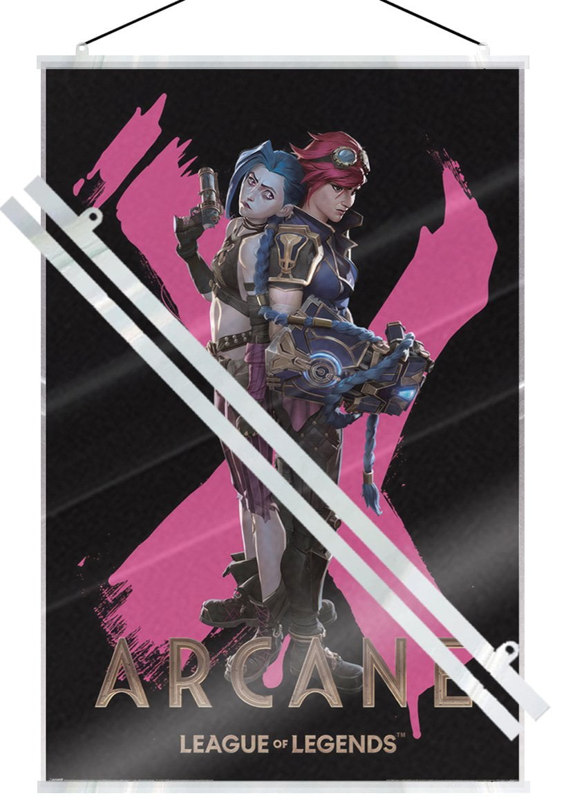 Arcane - Anime TV Show Poster (League Of Legends - Duo - Vi/Violet ...