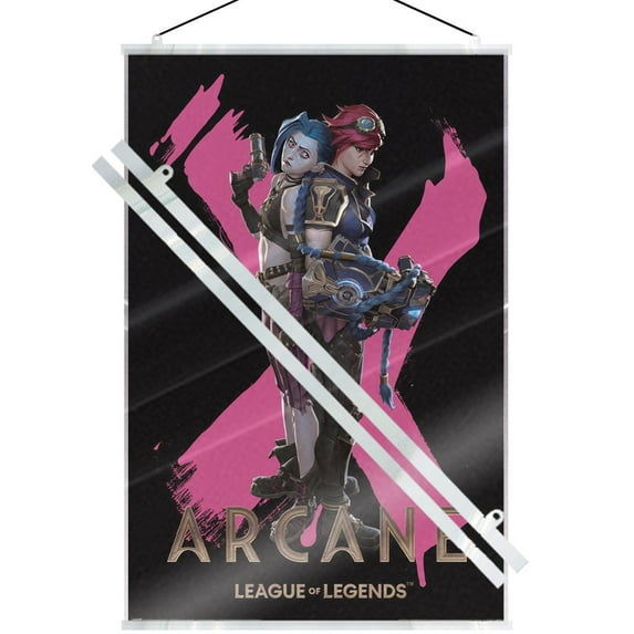 Arcane - Anime TV Show Poster (League Of Legends - Duo - Vi/Violet ...