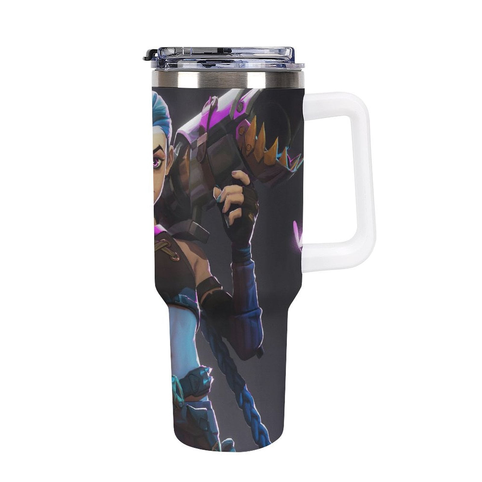 Arcane Car Tumbler with Handle And Straw Lid Large Capacity 40 Oz ...