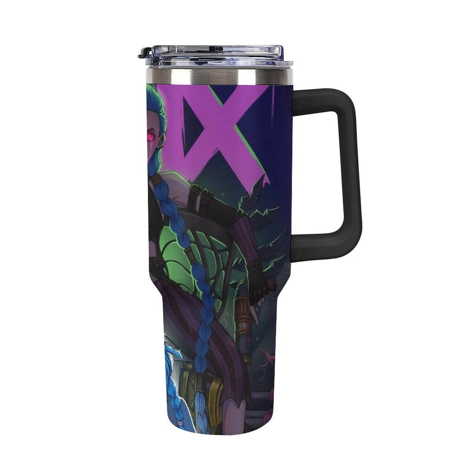 Arcane Car Tumbler with Handle And Straw Lid Large Capacity 40 Oz ...