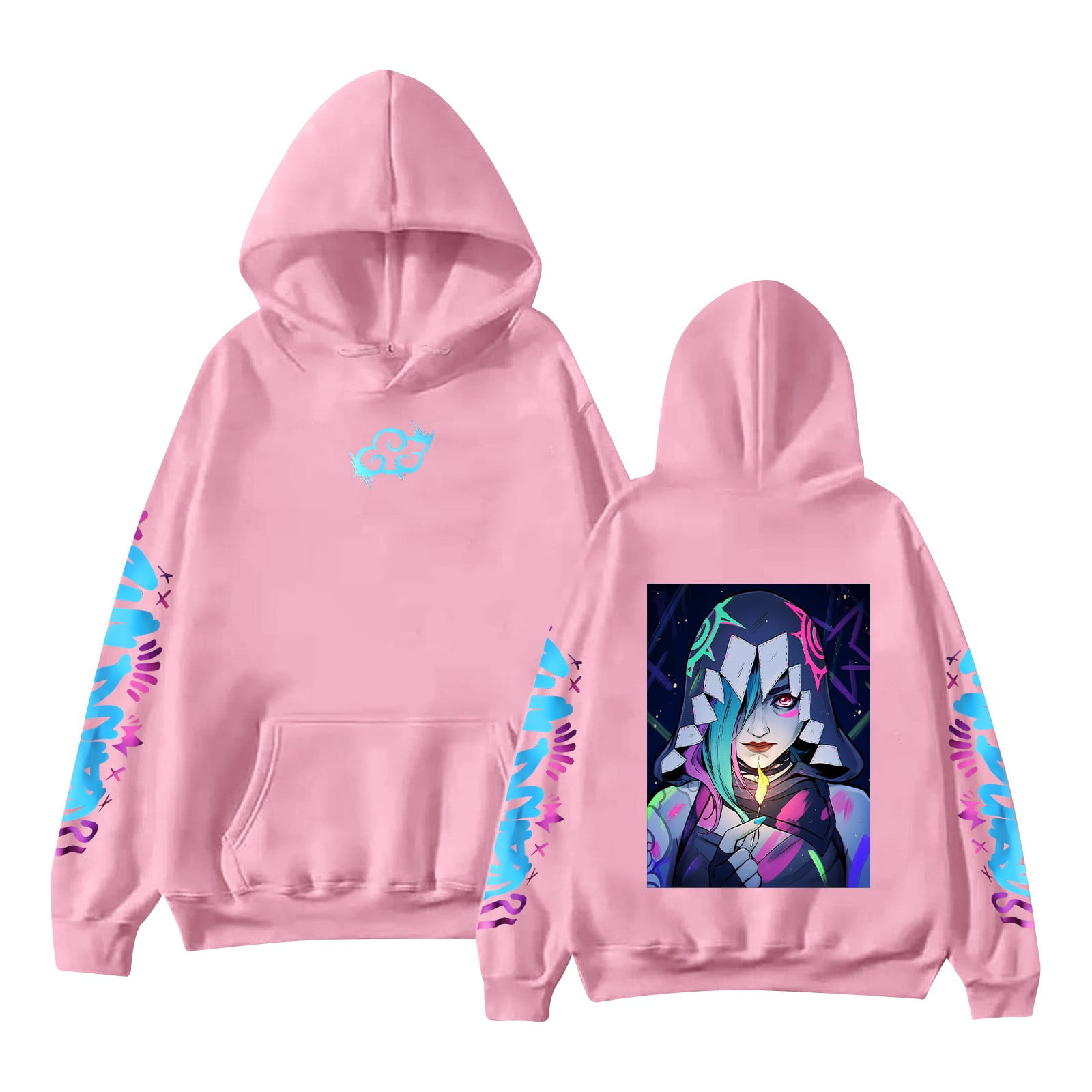 Arcane Hoodie Arcane Jinx Arcane Cosplay Jinx Hoodie Arcane League of ...