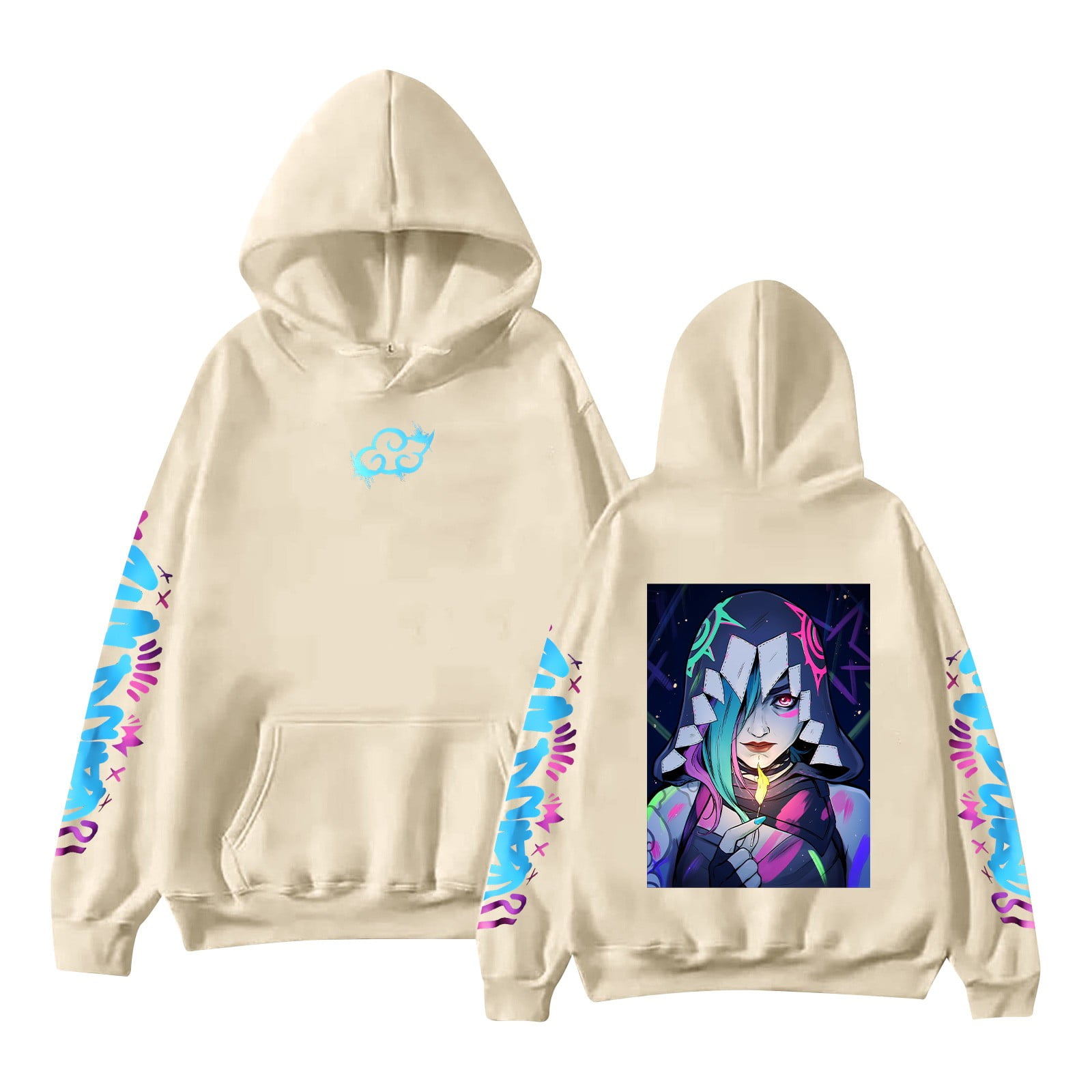Arcane Hoodie Jinx Arcane Cosplay Arcane Merch Jinx Arcane League of ...