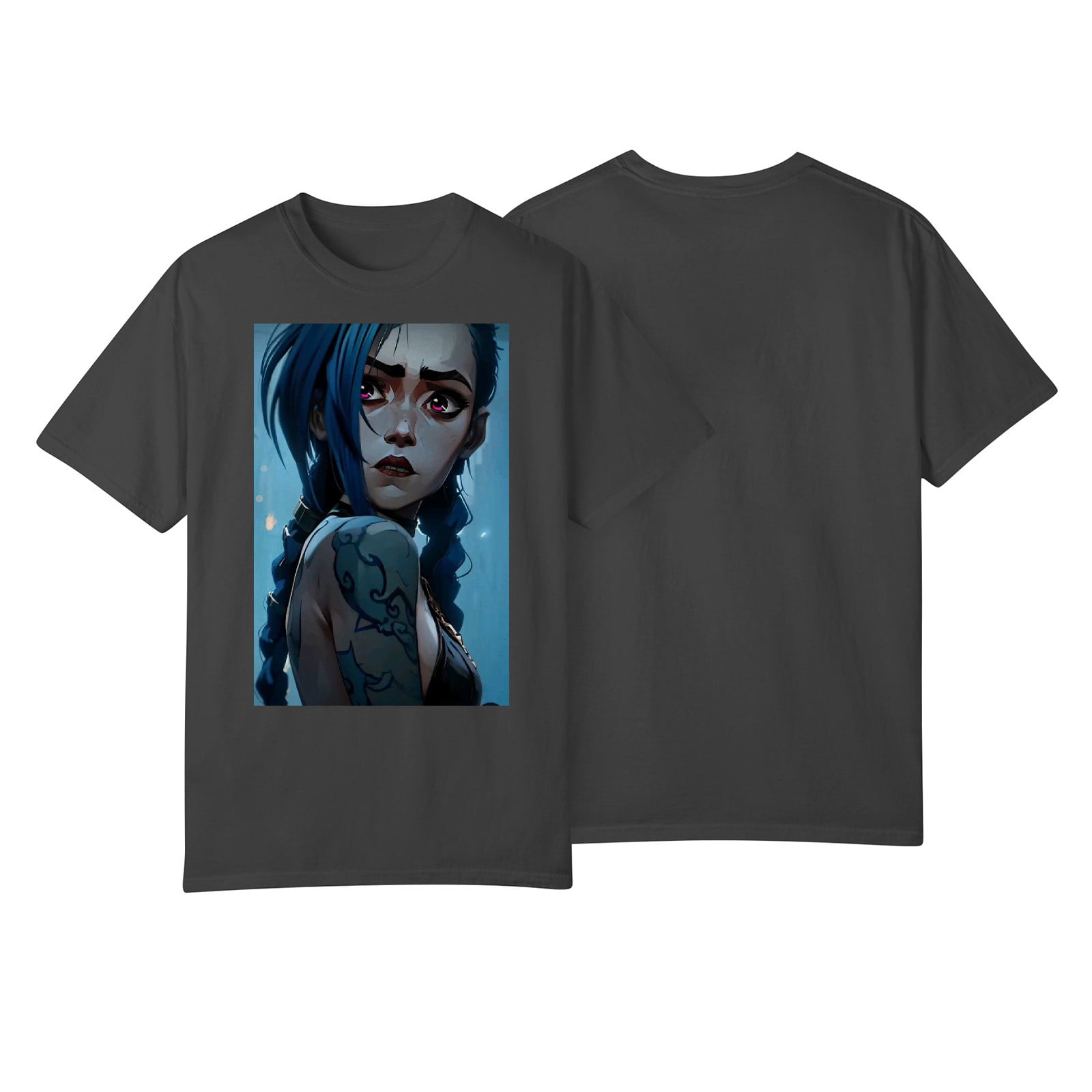 Arcane Jinx Arcane Shirts Jinx League of Legends T-Shirt – Arcane Style ...