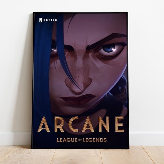 Arcane Jinx Character Illustration Wall Art Poster Dark Fantasy Series ...