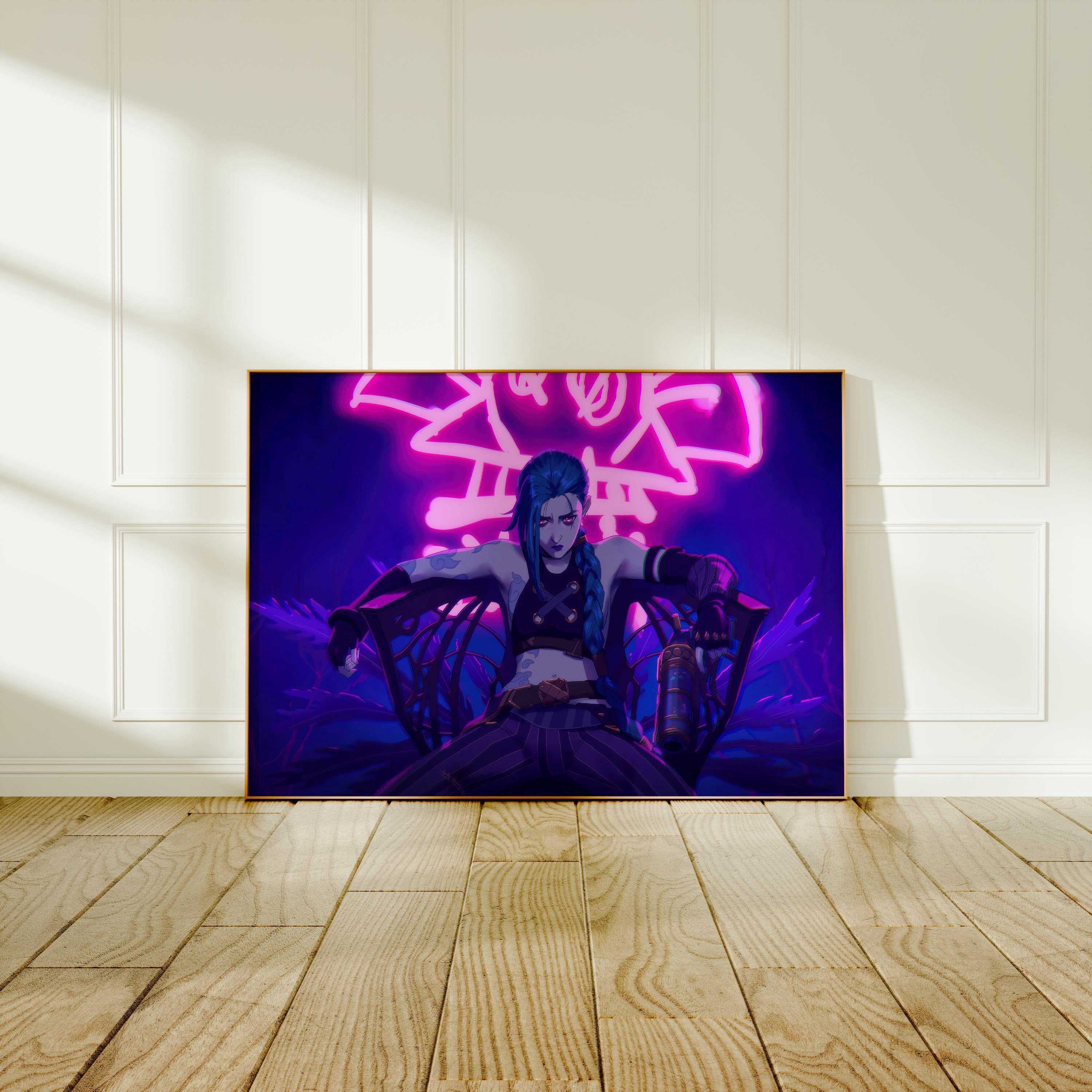 Arcane Jinx Decor | Vi and Jinx Wall Decor Art - Walmart.com