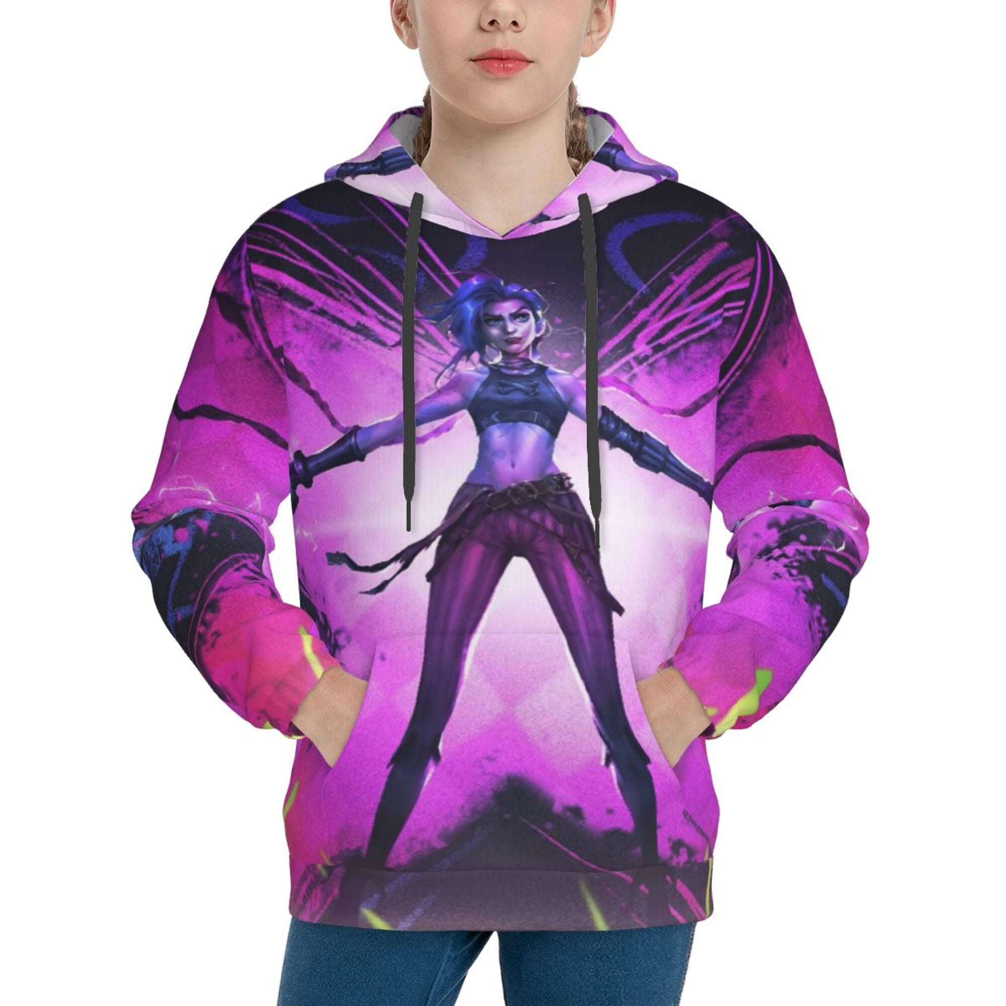 Arcane Jinx Kids' Hoodie 3d Print Sweatshirt Soft Pullover Hooded With ...
