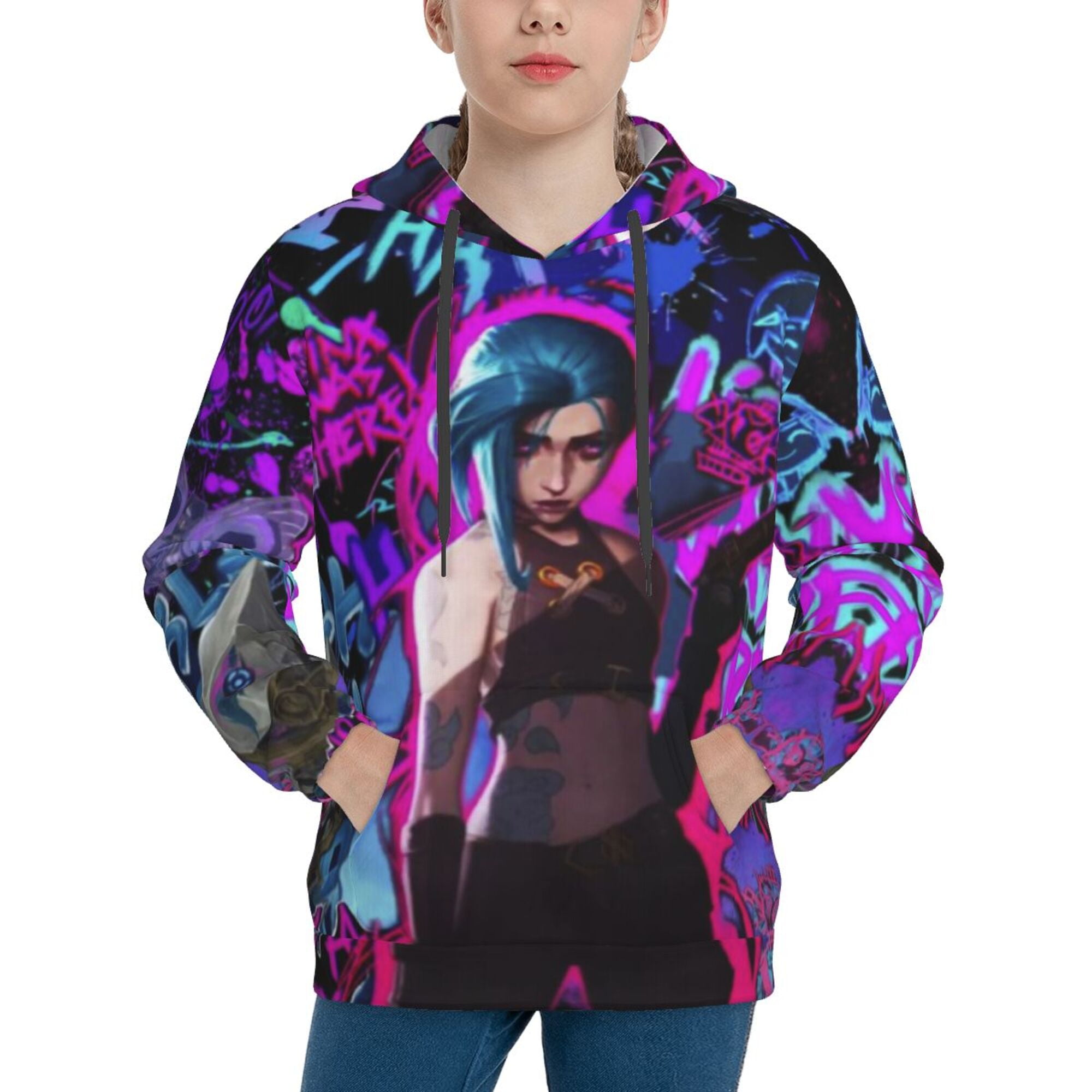 Arcane Jinx Kids' Hoodie 3d Print Sweatshirt Soft Pullover Hooded With ...