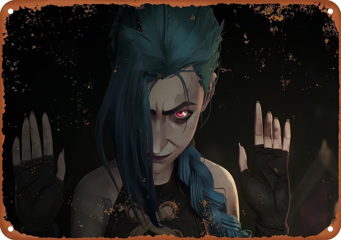 Arcane Jinx Series 4K #2480E Game Poster Aluminum Metal Tin Retro Sign ...