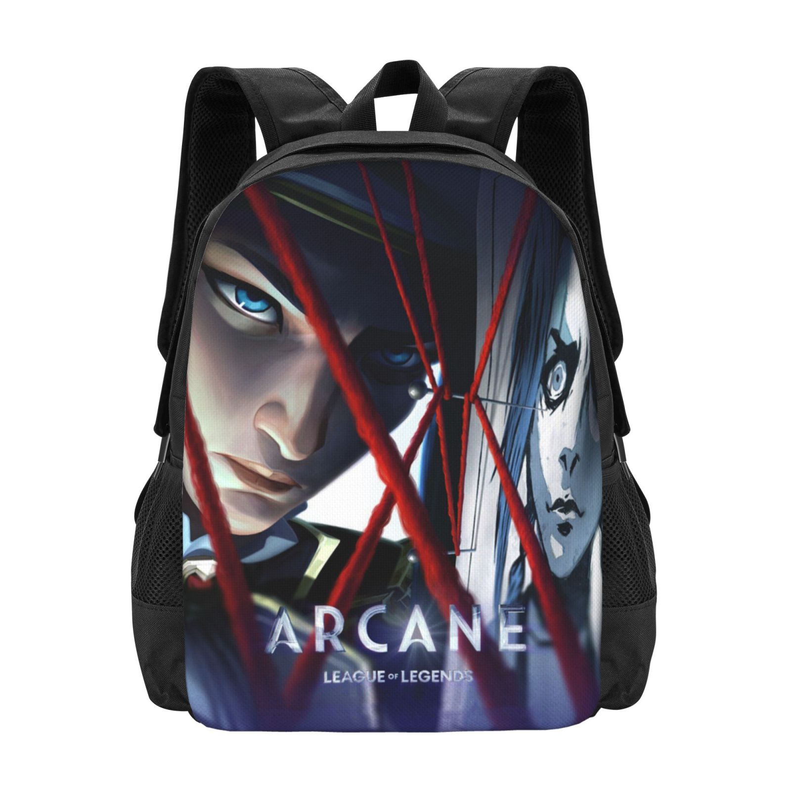 Arcane League of Legends Backpack, Jinx 3D Printed School Backpack ...