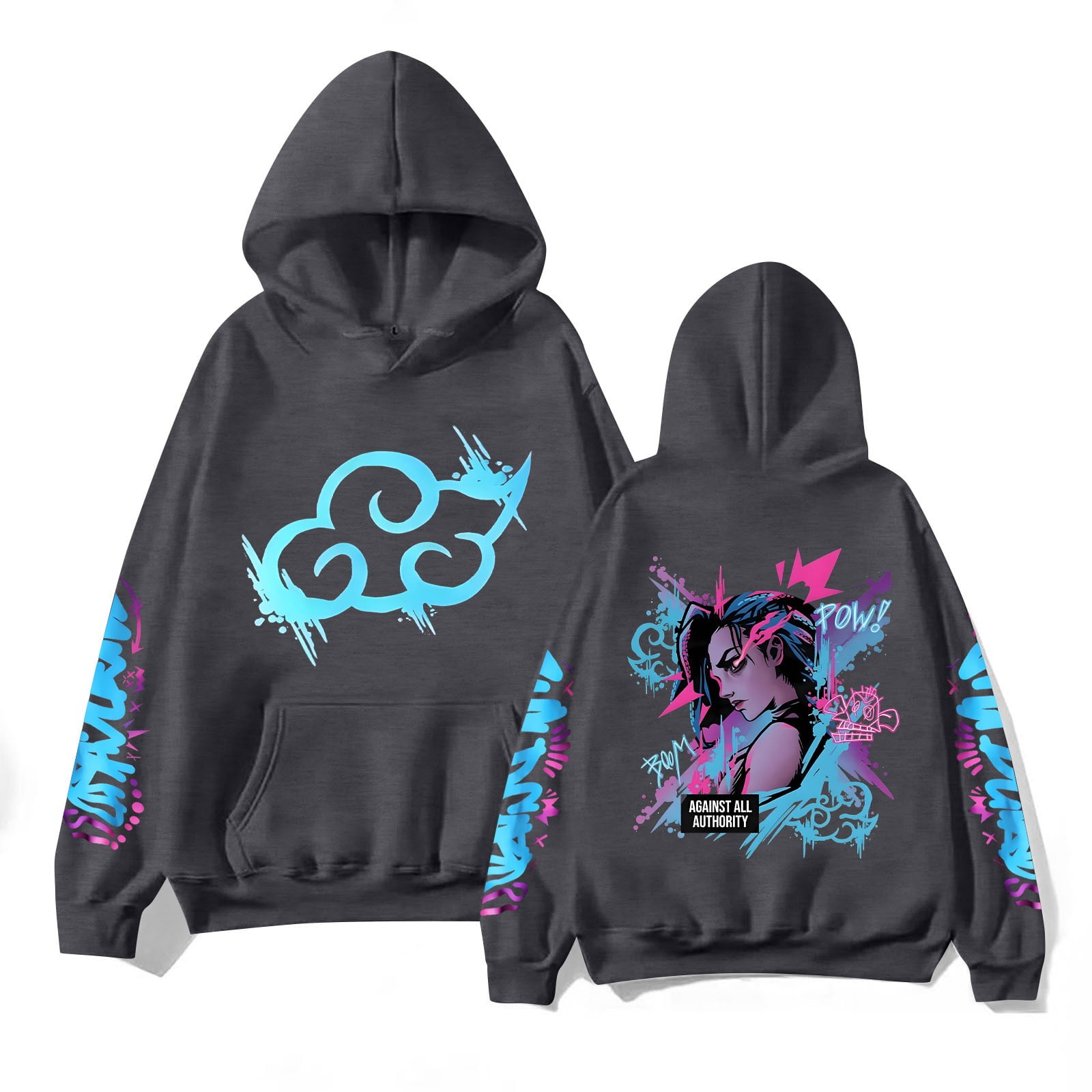 Arcane League of Legends Arcane Hoodie League of Legends Jinx Shirt ...