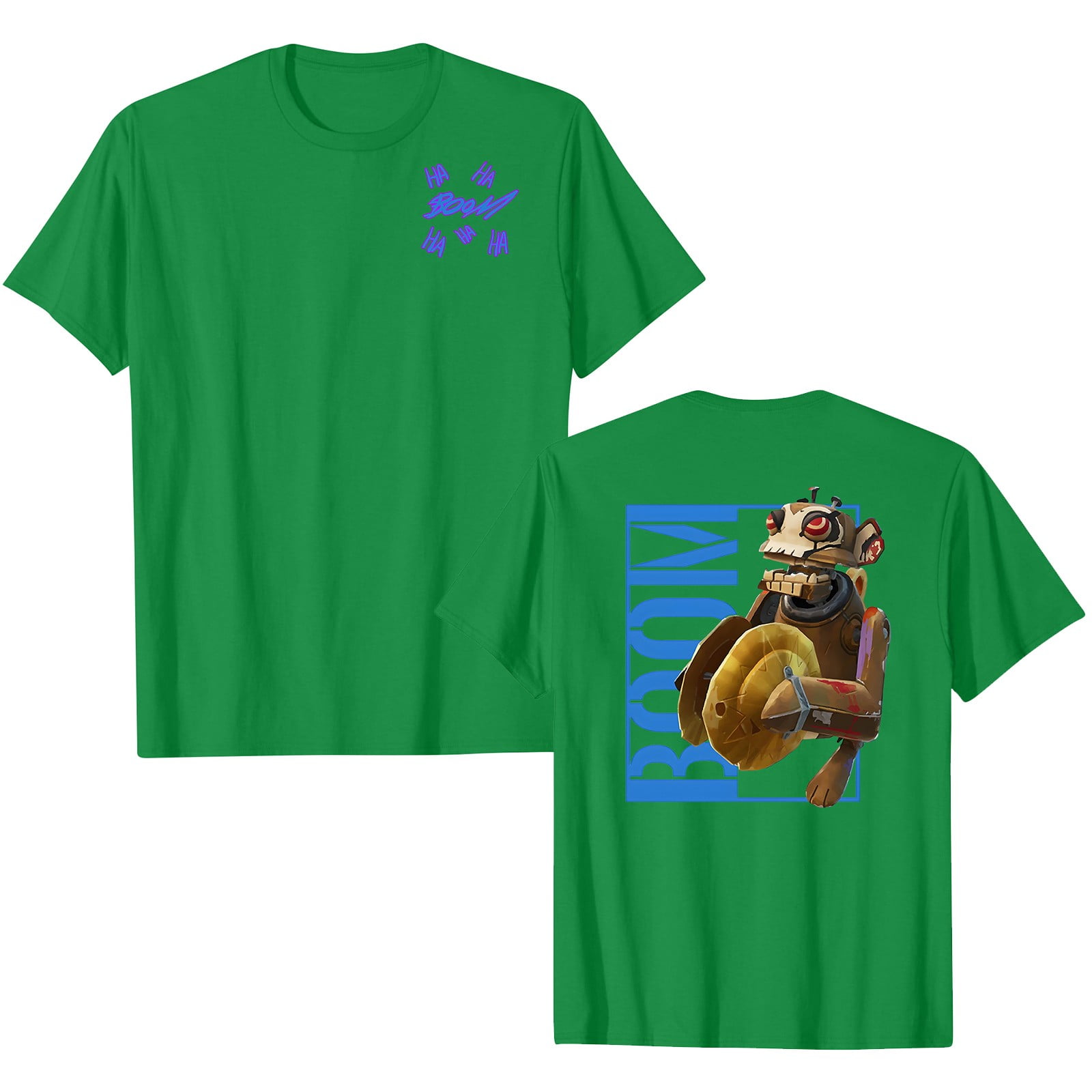 Arcane League of Legends Jinx Front & Back Art Adult Black Crew Neck ...