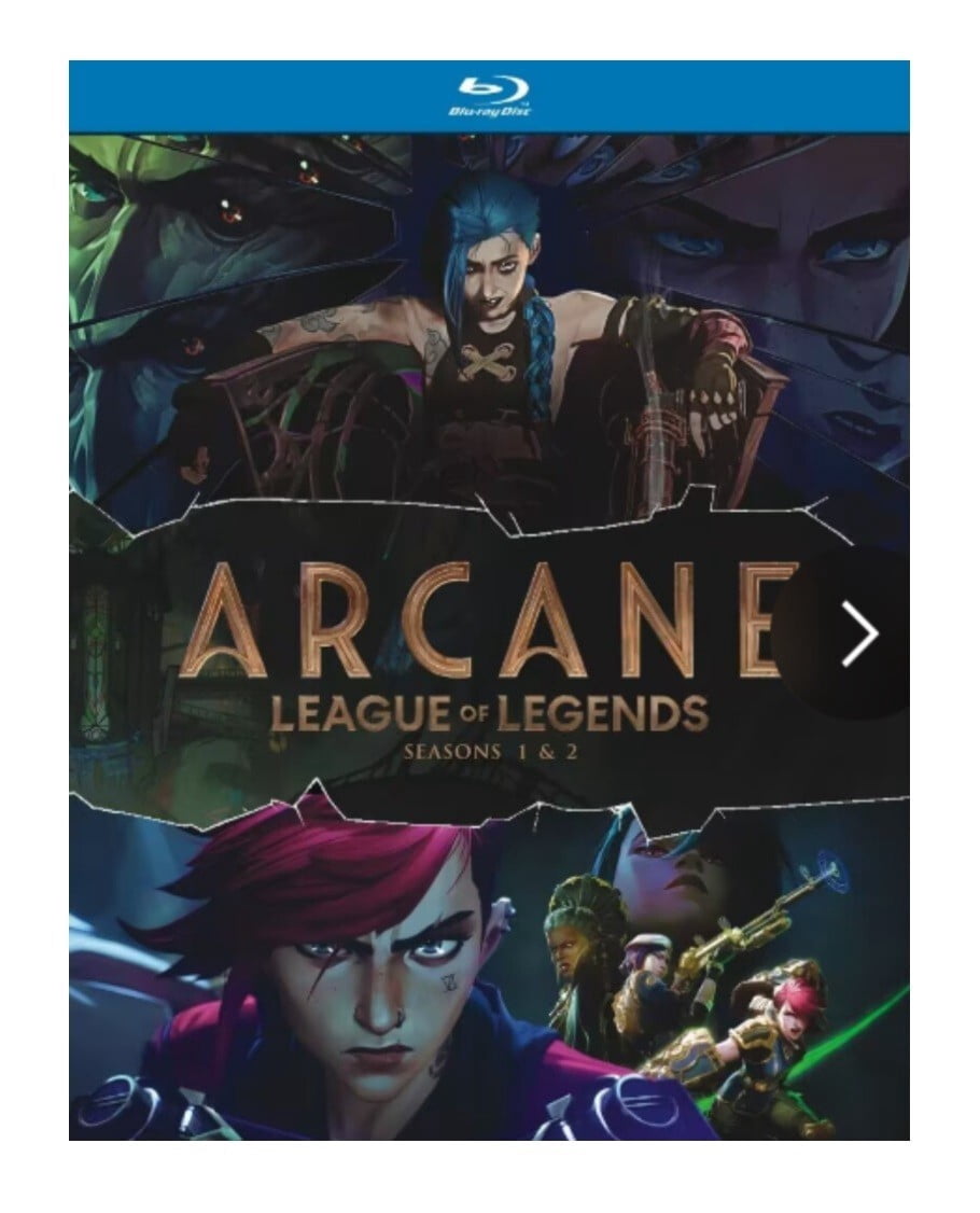 Arcane League Of Legends Complete Series Seasons 1-2 (Blu-ray ...