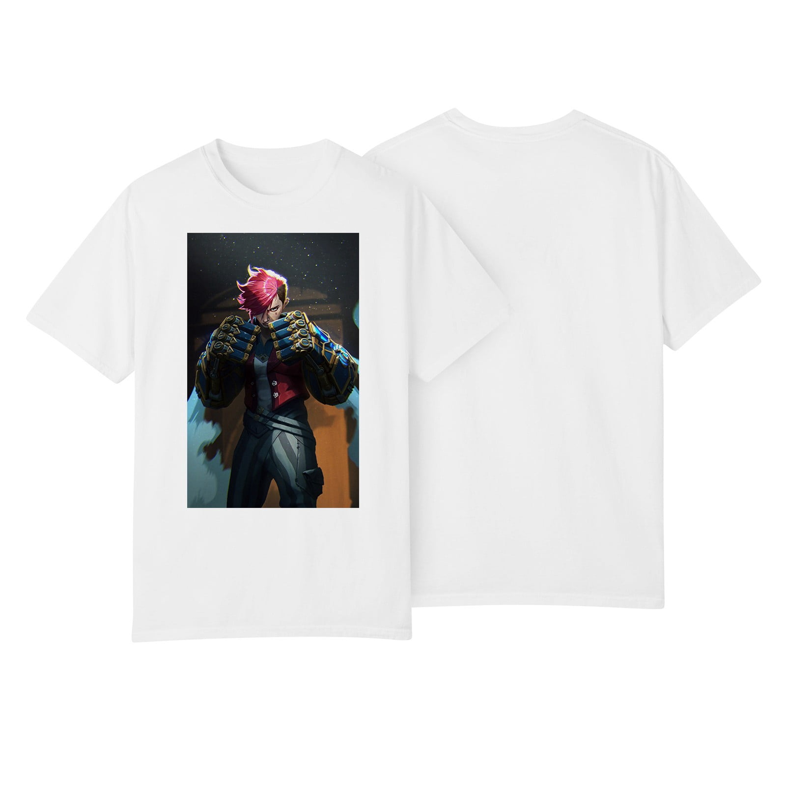 Arcane League of Legends Jinx Arcane T-Shirts Arcane Jinx T-Shirt ...