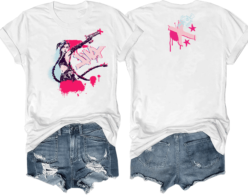 Arcane League of Legends Jinx Shirt, Jinx Shirt, Arcane League of ...