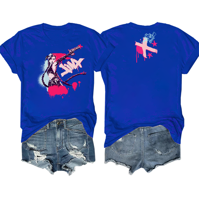 Arcane League of Legends Jinx Shirt, Jinx Shirt, Arcane League of ...