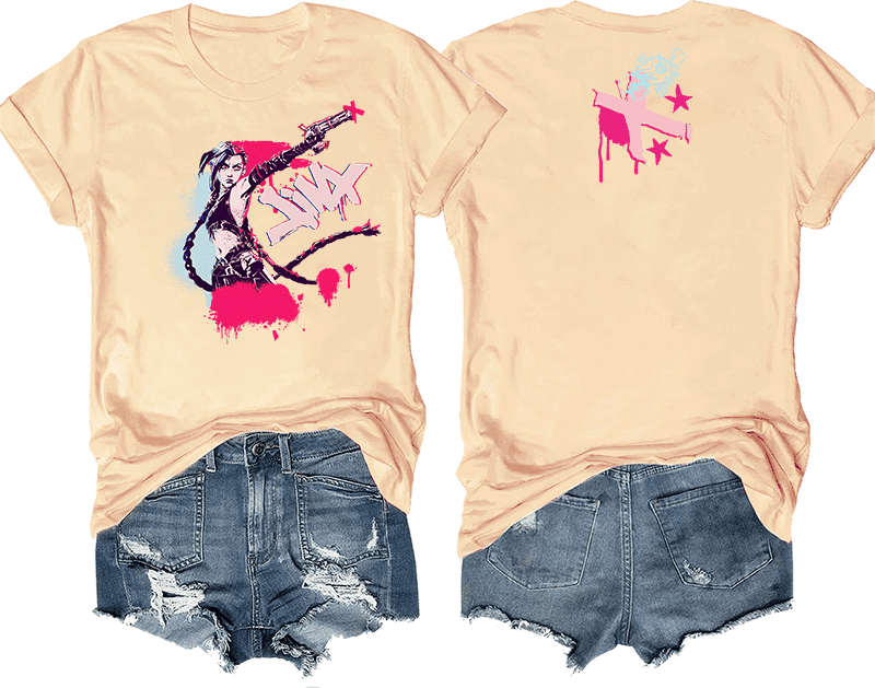 Arcane League of Legends Jinx Shirt, Jinx Shirt, Arcane League of ...