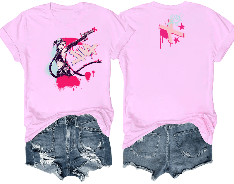 Arcane League of Legends Jinx Shirt, Jinx Shirt, Arcane League of ...
