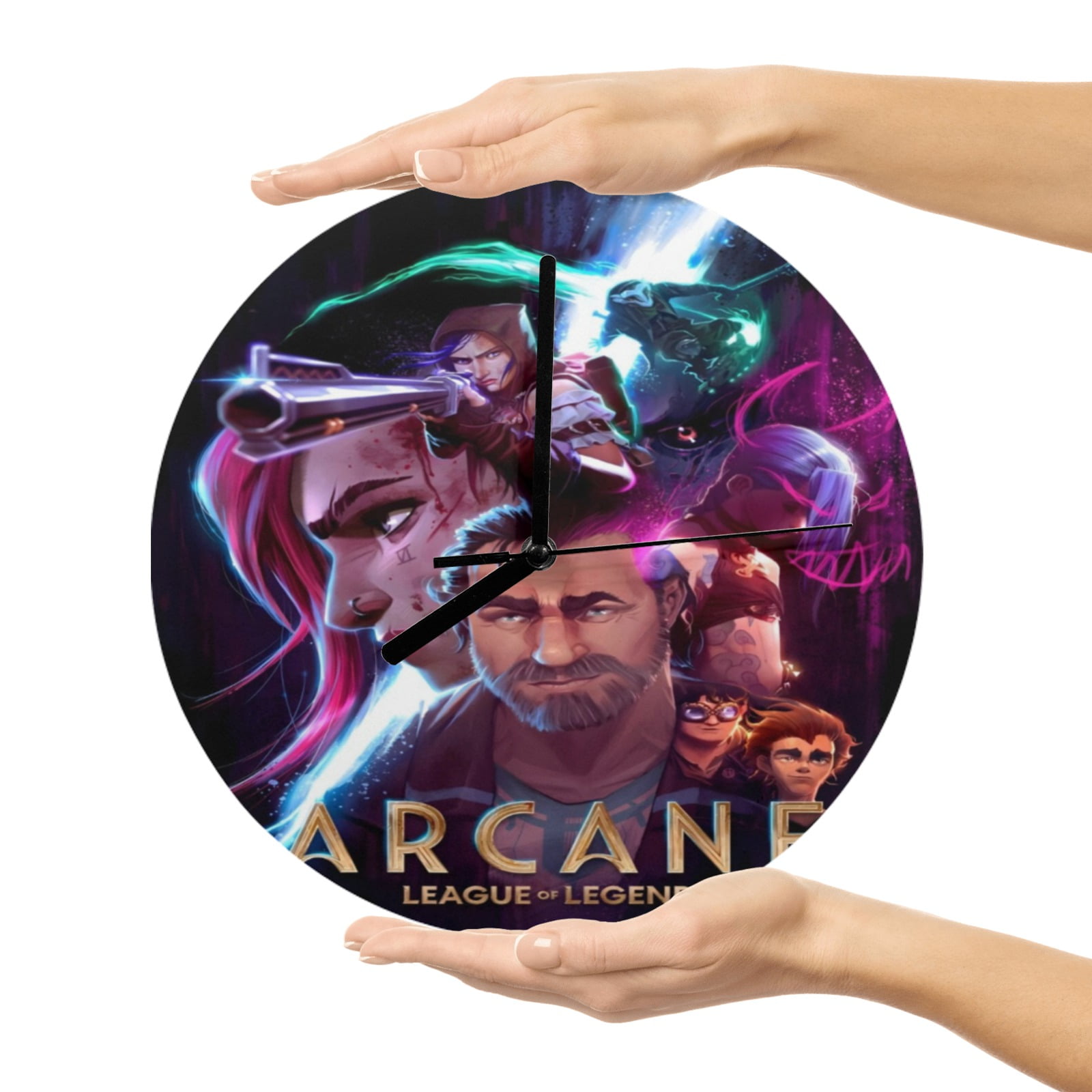 Arcane: League of Legends MDF Wall Clock（11.6"） - Walmart.com