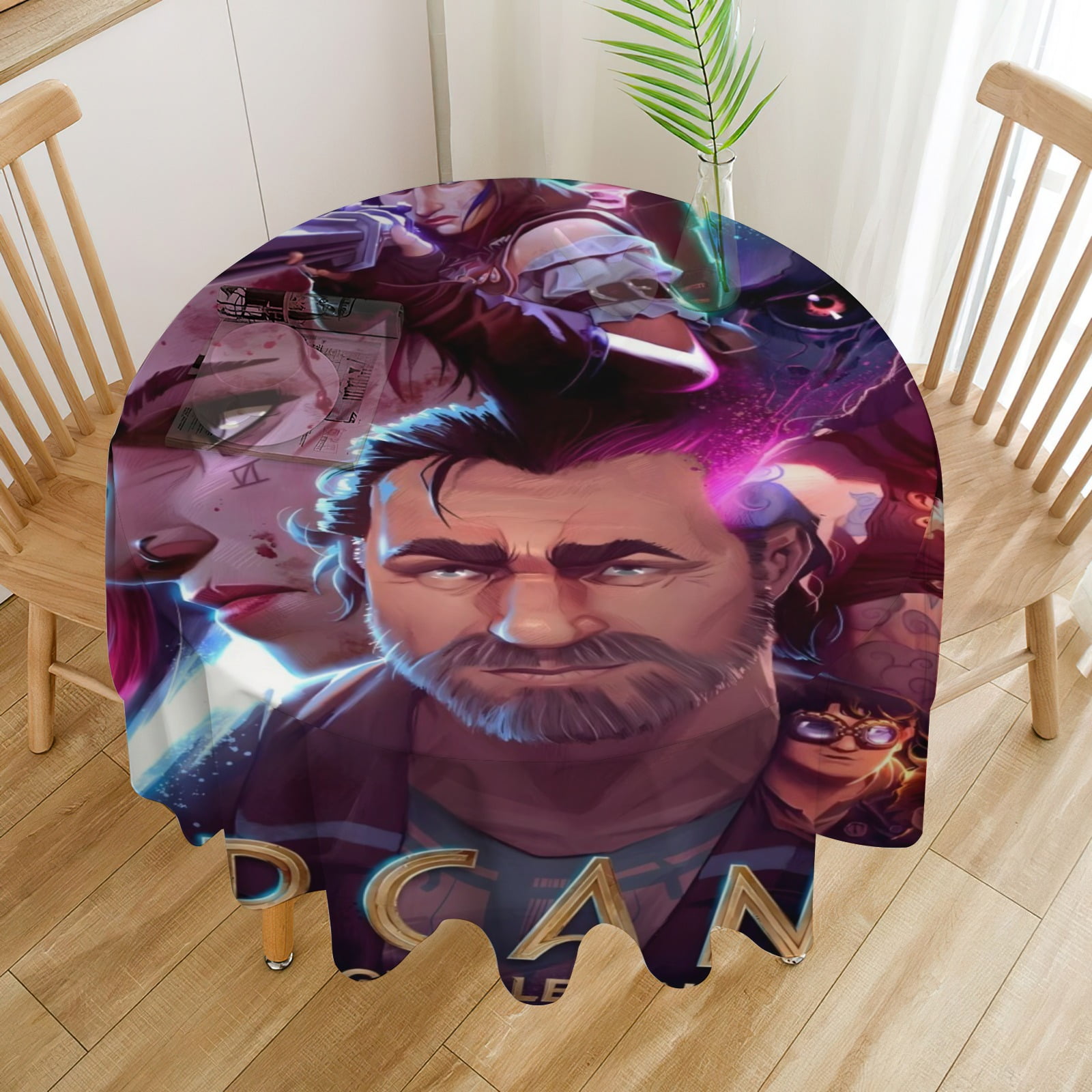 Arcane: League of Legends square tablecloth has an iconic print, fits ...