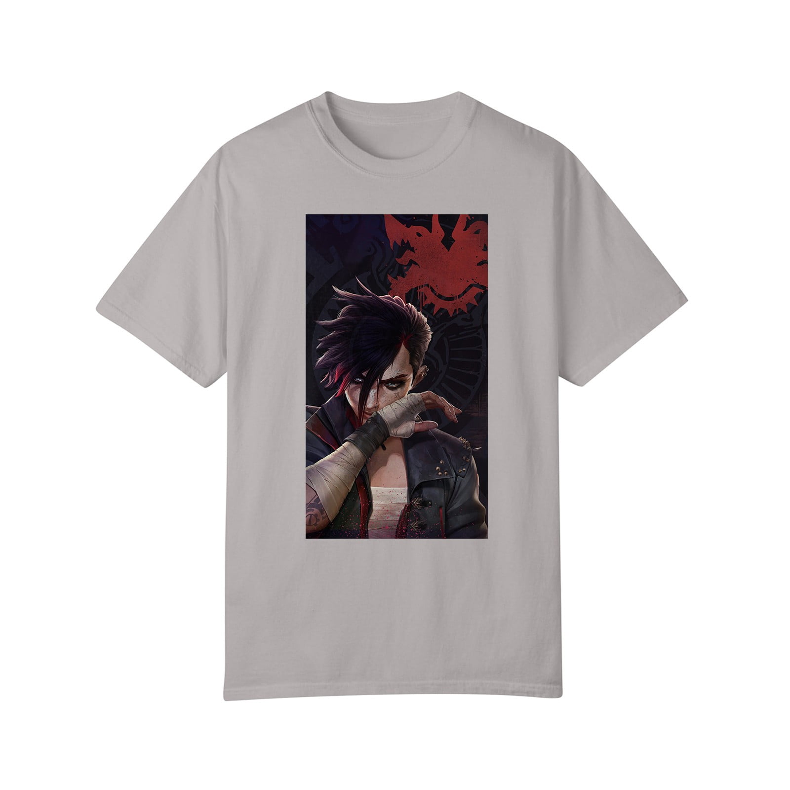 Arcane Merch Women's Arcane Printed Neck Short Sleeve Top - Walmart.com