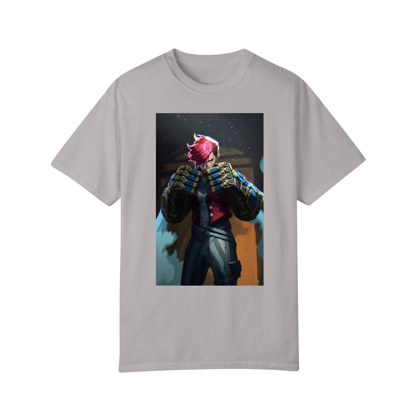 Arcane Merch Women's Arcane Printed Neck Short Sleeve Top - Walmart.com