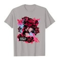 Arcane Shirt for Men Women League of Legends Jinx Art Print Crew Neck Short Sleeve Graphic T ...