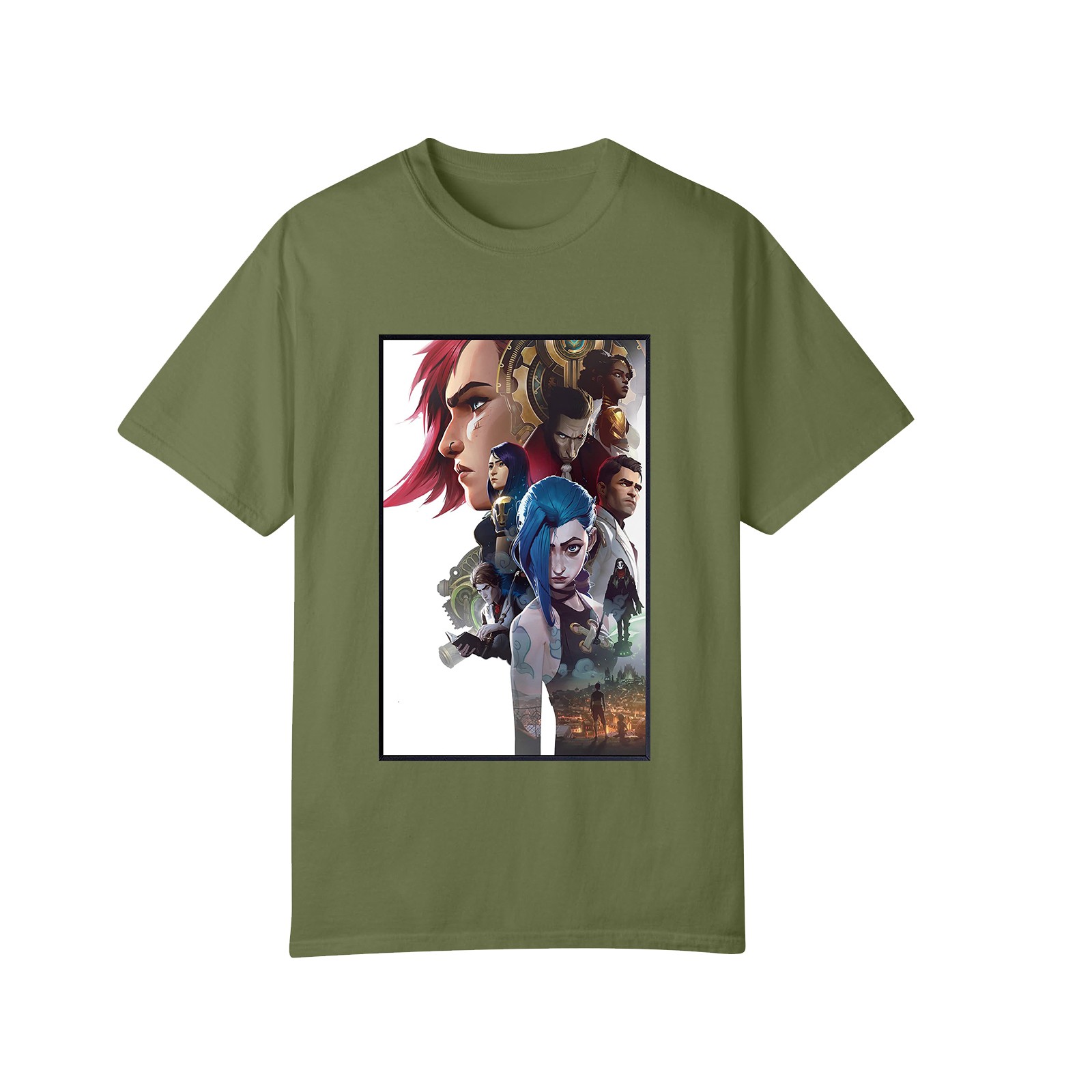 Arcane Shirts Arcane Merch Sweatshirt Women's Arcane Printed Neck Short ...