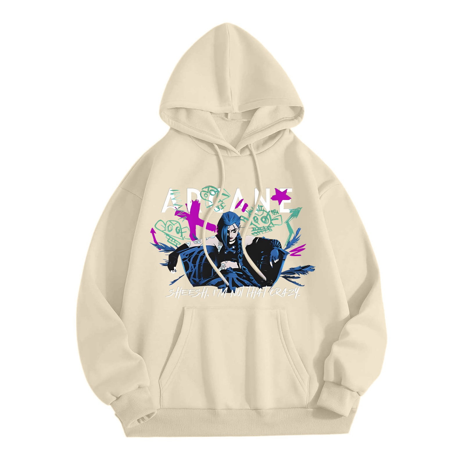 Arcane Shirts Arcane Merch Sweatshirt Women's Fashionable Daily ...