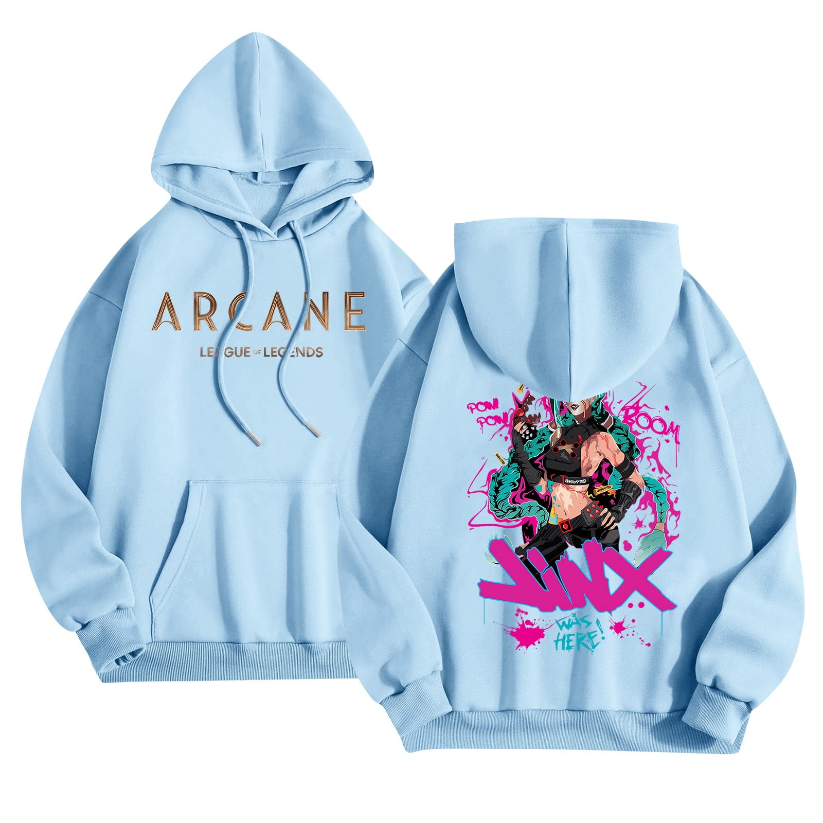 Arcane Shirts Arcane Merch Sweatshirt, Arcane Season 2 Jinx Shirts ...