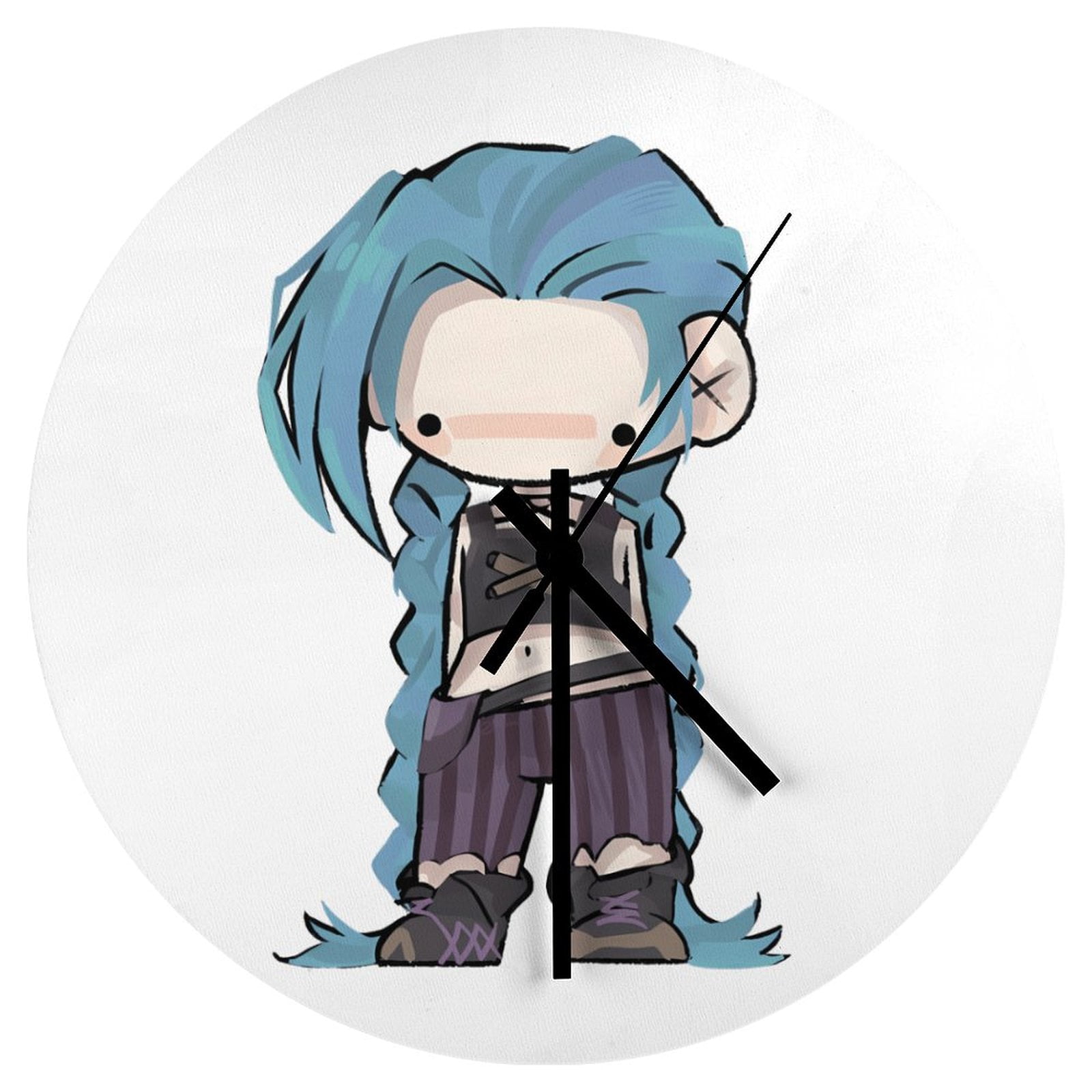 Arcane Simple Wooden Wall Clock Without Scale For Home Living Room And ...