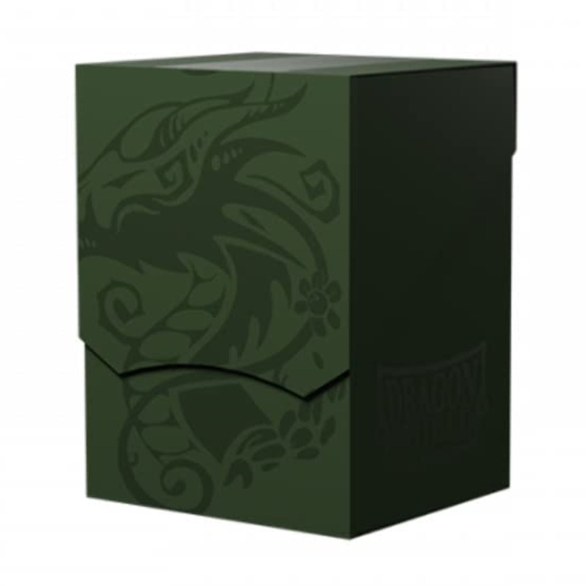Dragon Shield Card Deck Box - Deck Shell: Forest Green/Black - Durable ...