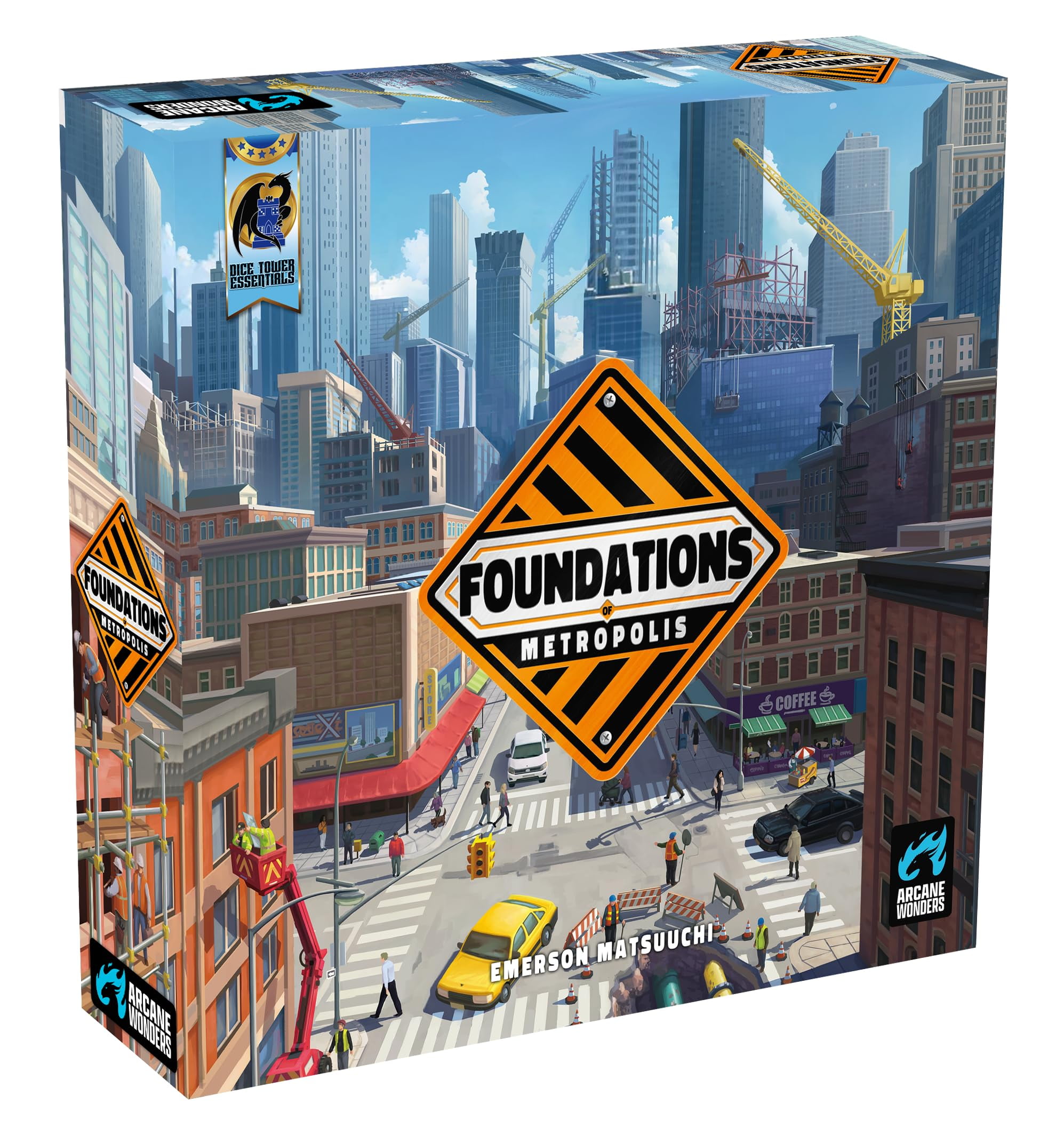 Arcane Wonders Foundations of RRF12 Metropolis - Strategy Board Game ...