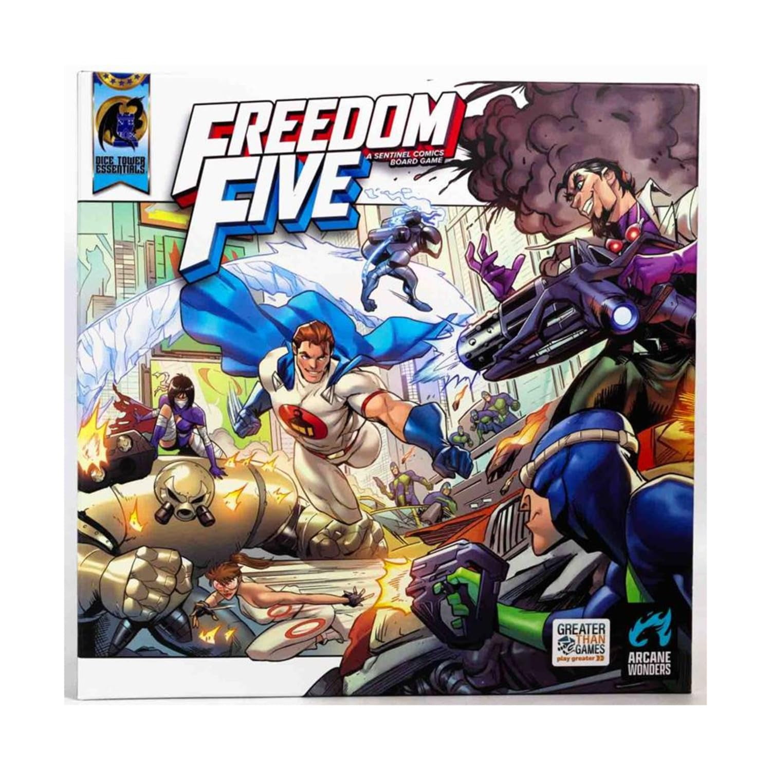 Arcane Wonders Freedom Five IFF17 - Sentinel Comics Board Game for ...