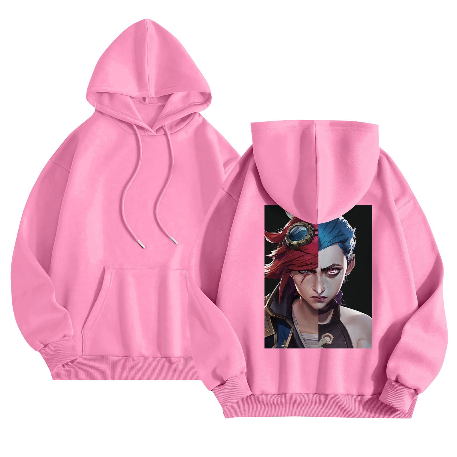 Arcane league of legends: Women's Casual Comfort Plush Long Sleeve ...