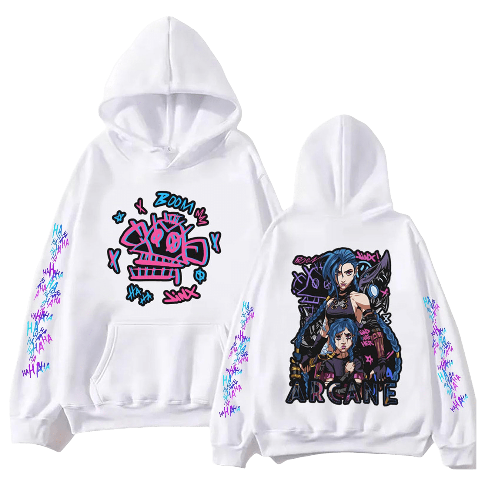 Arcane league of legends jinx arcane Women's Fashionable Daily ...