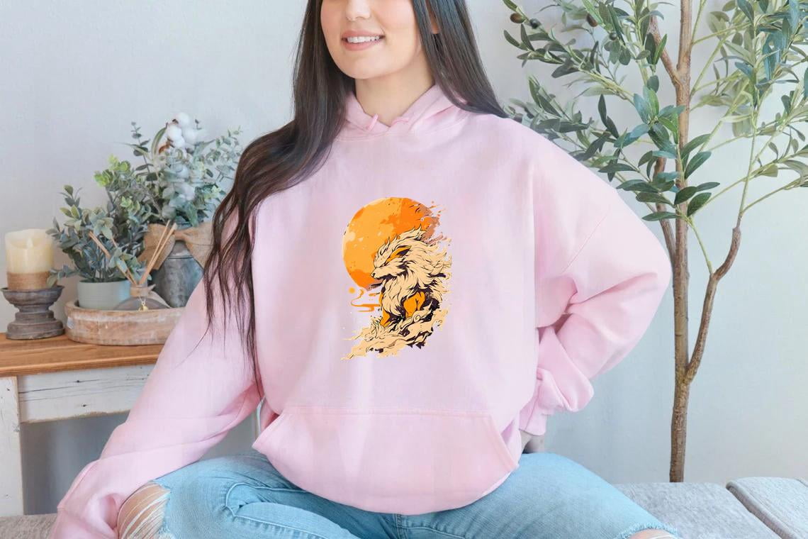 Arcanine Y Luna Pokémon Hoodie Anime Style Character Fan Art, for men ...